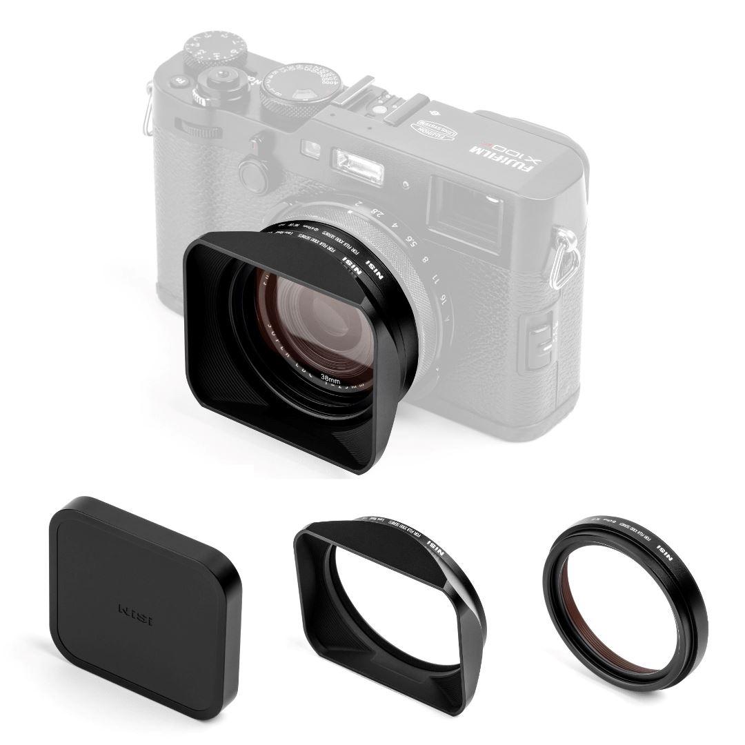 NiSi Lens Hood Kit für Fujifilm X100 Serie, schwarz - Digital Camera Graz