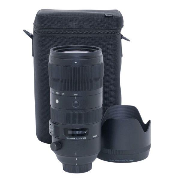 Sigma AF 70-200mm/2,8 DG OS HSM, Sport, Sonnenblende, Köcher, für Nikon ...